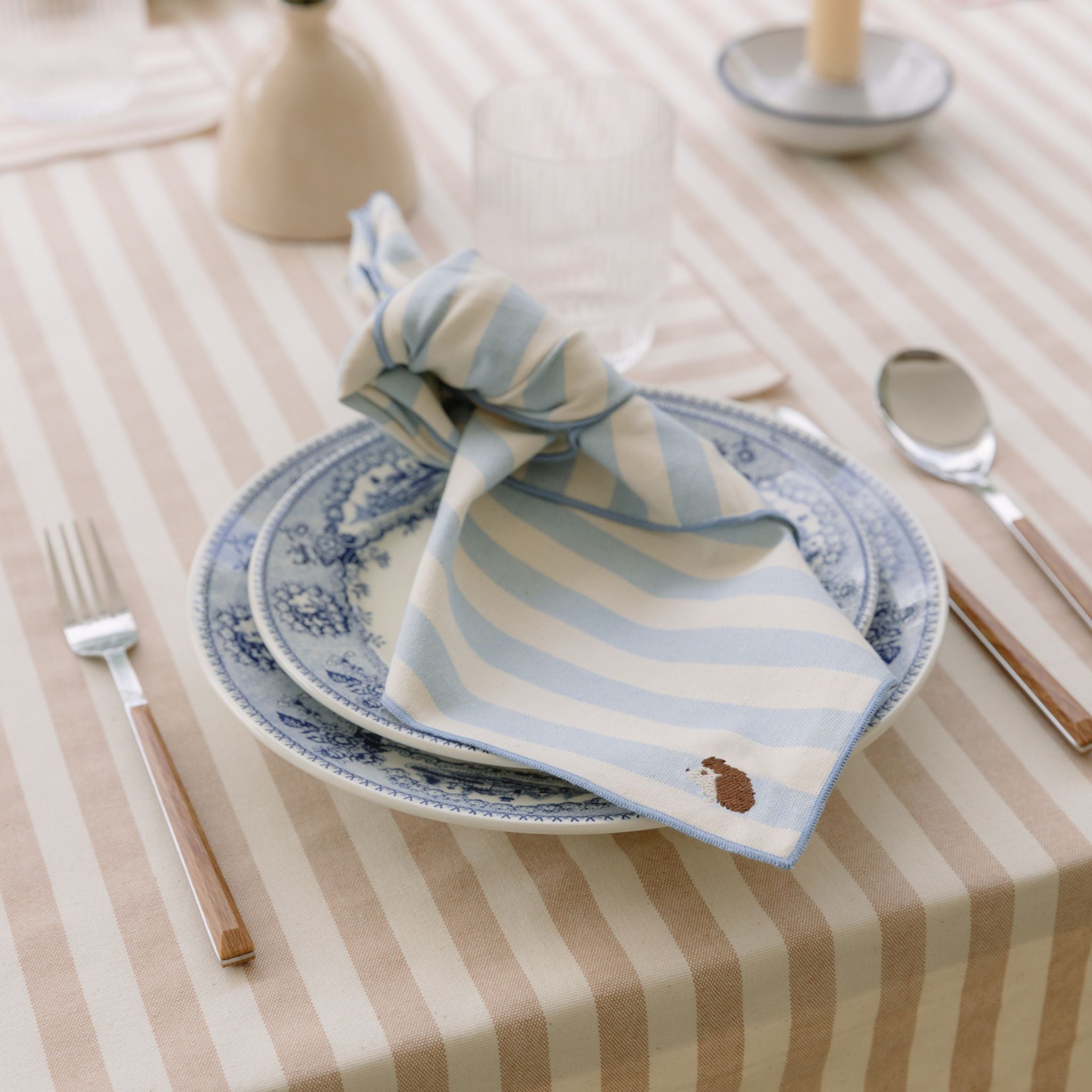 Napkins with embroidery | Table Linen Barra Collection | Torres Novas