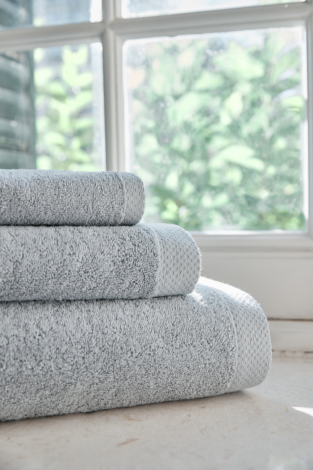 Premium silver grey bath towels | Torres Novas | Luxus